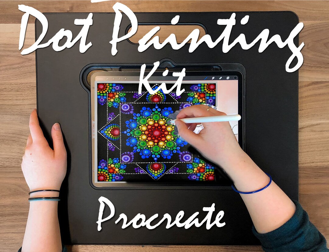 Digital Dot Painting Kit - for Use With Procreate App - iPad - Brushes ...