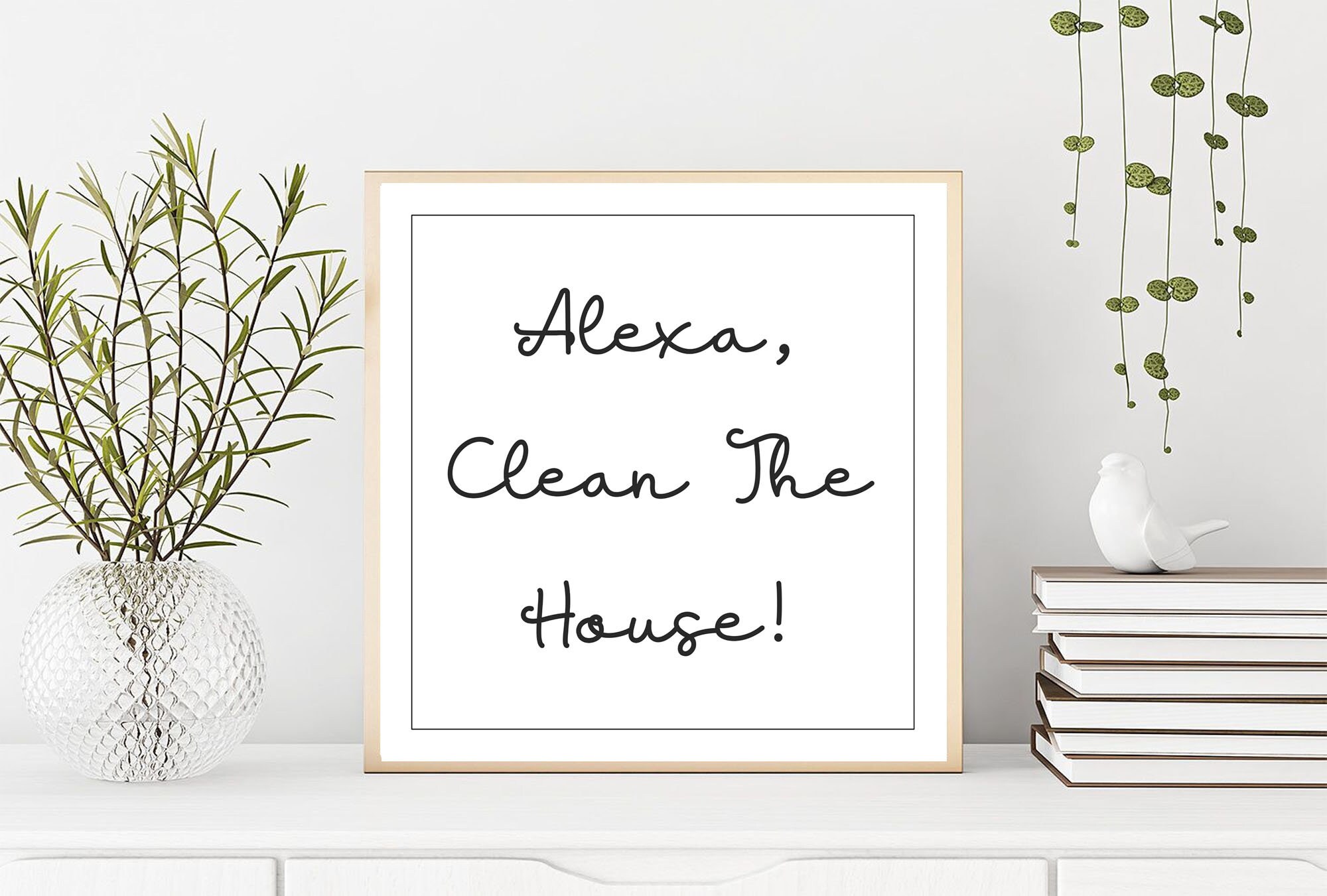Alexa Clean The House Instant Download Printable Instant | Etsy