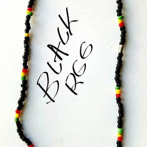 Rasta Necklace, Rasta Jewelry, Choker, Chain - Etsy