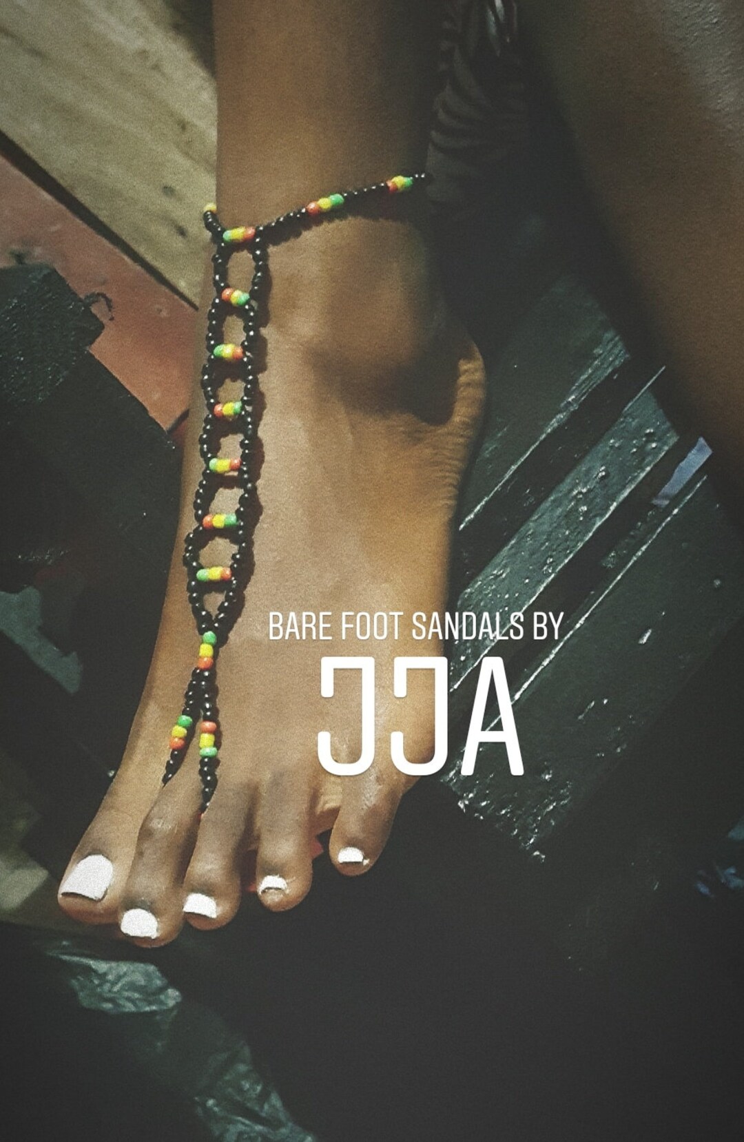 Barefoot Sandal, Sandals, Rasta Sandals, Beaded Sandals - Etsy