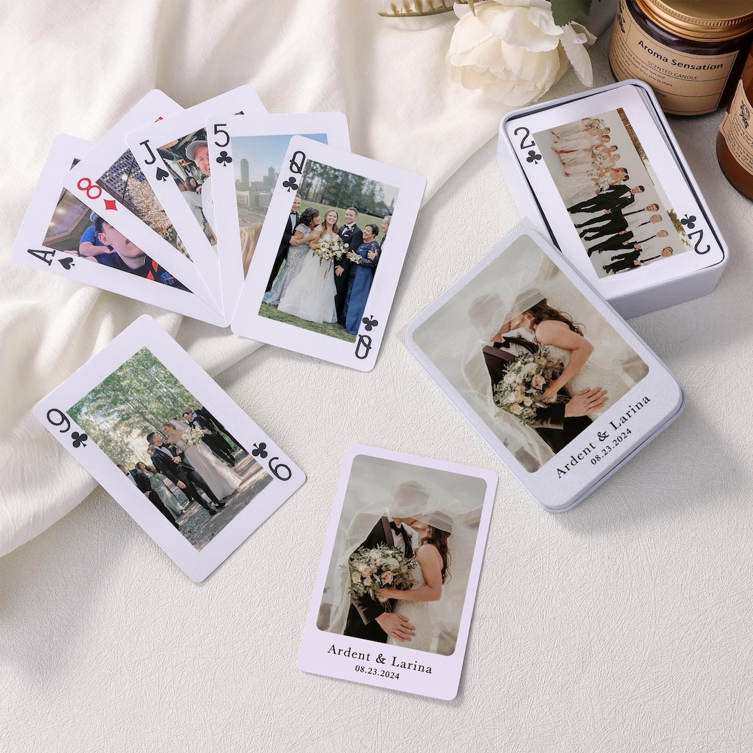 Customized Photo Memorial Playing Cards, Memorable Playing Cards Photo ...