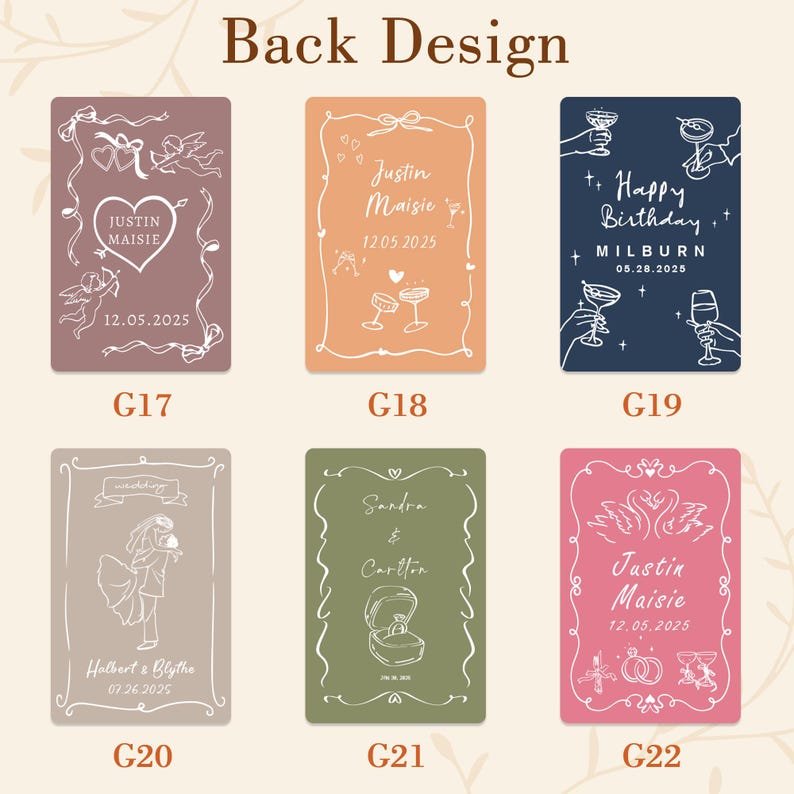 Custom Blank Playing Cards: the Perfect Wedding Guest Book Alternative ...