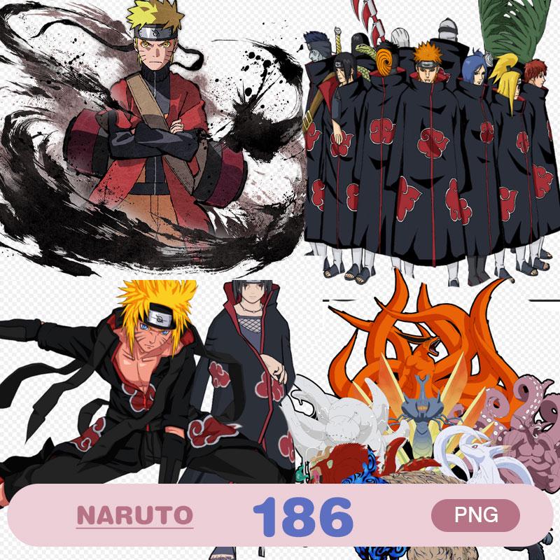 186 Naruto Bundle PNG Designs With CLEAR Background, Naruto PNG, Naruto ...