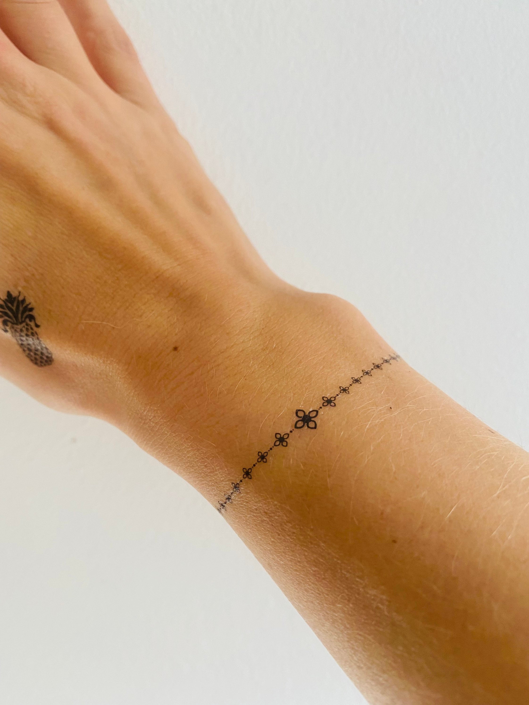 Mini Hand Finger Henna Temporary Tattoo Dragonflies Bracelet - Etsy