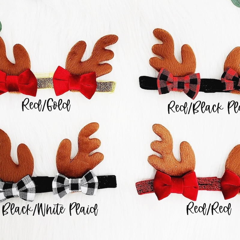 Reindeer Headbands - Etsy