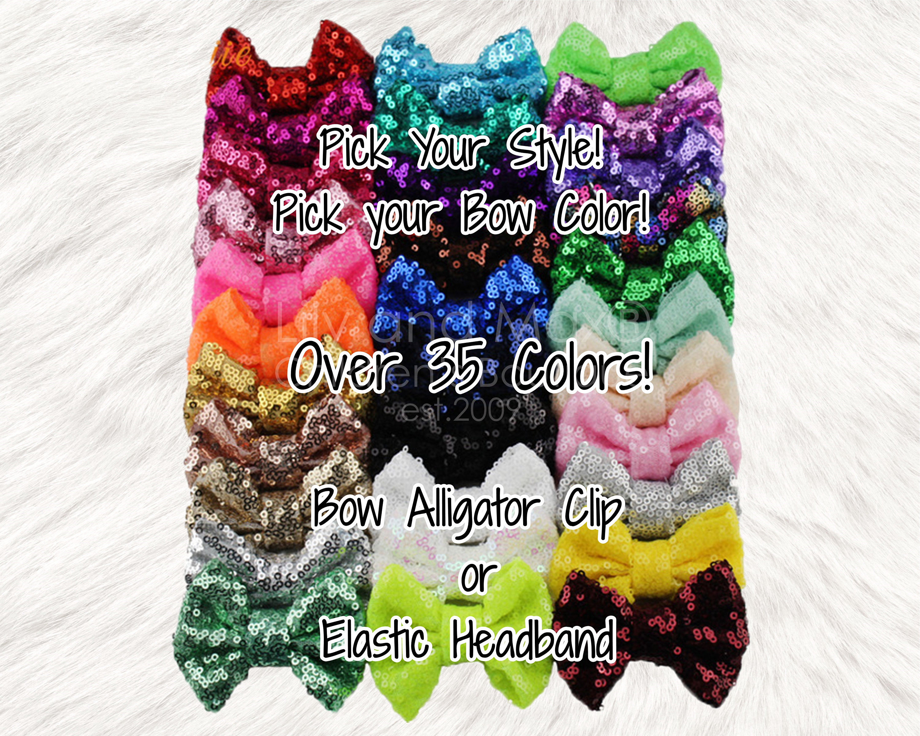 Sequin Bows Clips Gold Baby Bow Headband Gold Sequin Bow - Etsy