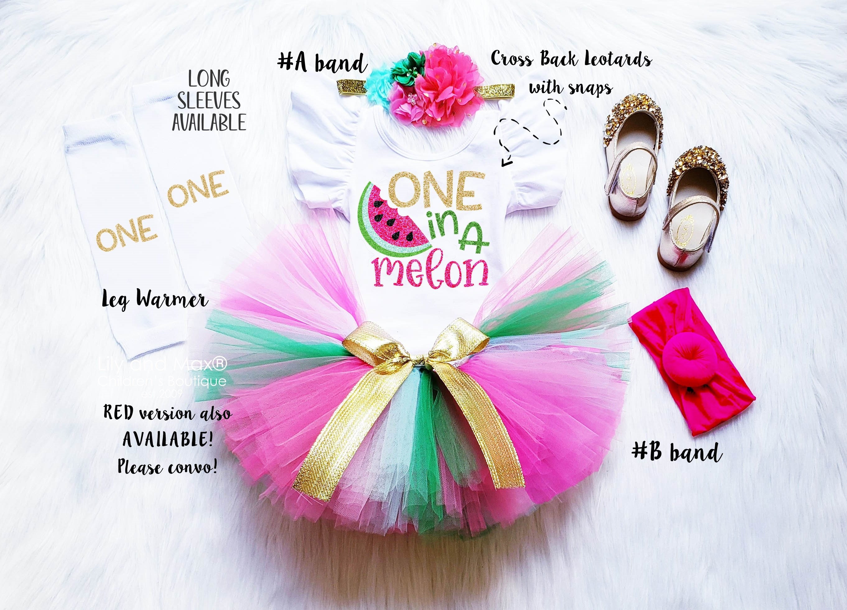 Watermelon Birthday Outfit Watermelon headband One in a | Etsy