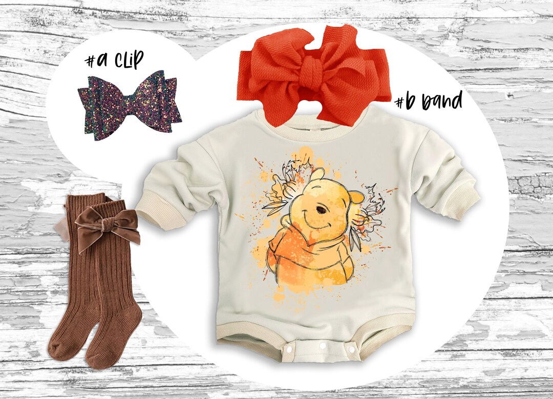 Fall Pooh Bear Baby Outfit, Pooh Bear Super Soft Cozy Warm Sweatsuit ...