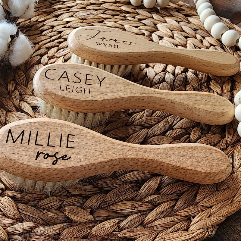 Wooden Hair Soft Brush - Etsy