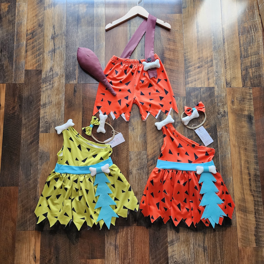 Prehistoric Cave Girl Costume Dress With Headband Caveman Costume - Etsy