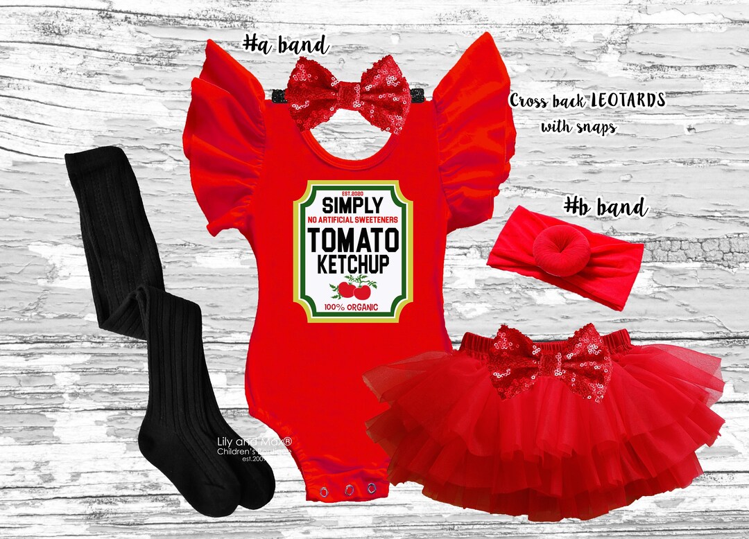 Simply Tomato Ketchup Girl Outfit, Ketchup Outfit, Ketchup Dress ...
