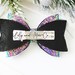 Vampire Bow Clip Vampire Birthday Glitter Leather Bow - Etsy