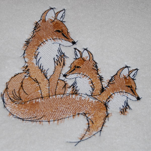 Fox Embroidery - Etsy