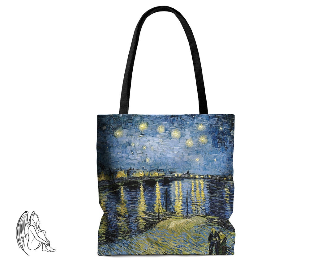 Vincent Van Gogh - Starry Night 2 - Post Impressionist Art Tote Bag ...