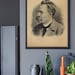 Friedrich Nietzsche Portrait Print Wall Art Art Woodcut - Etsy