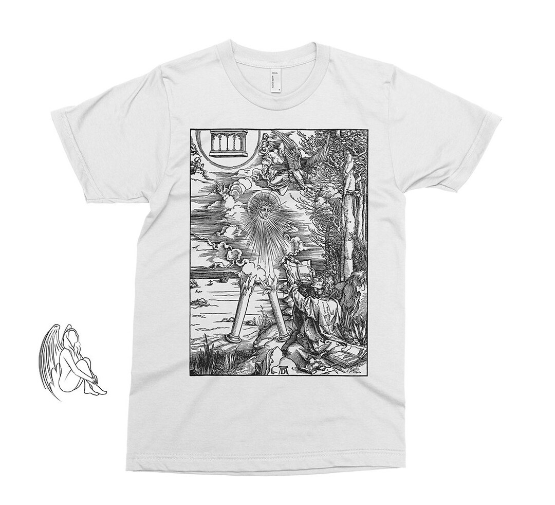 Saint John Devours the Book - Apocalypse - Albrecht Durer T-shirt, Tee ...