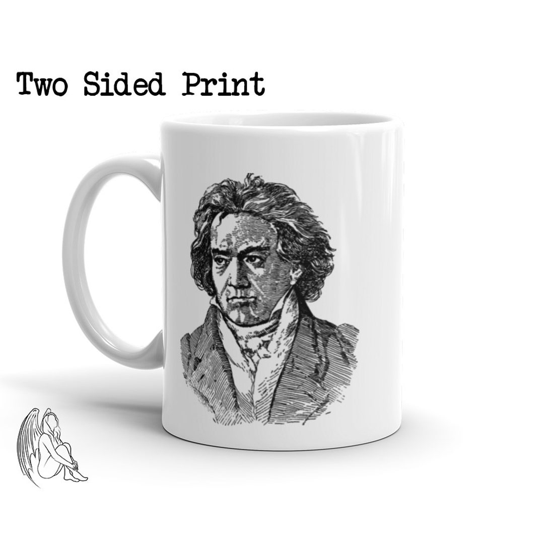 Beethoven Coffee Mug, Composer, Moonlight, Sonata, Symphony, Music ...
