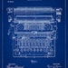 Typewriter 1899 Patent Print - Writer Gift, Writing, Author Gift ...