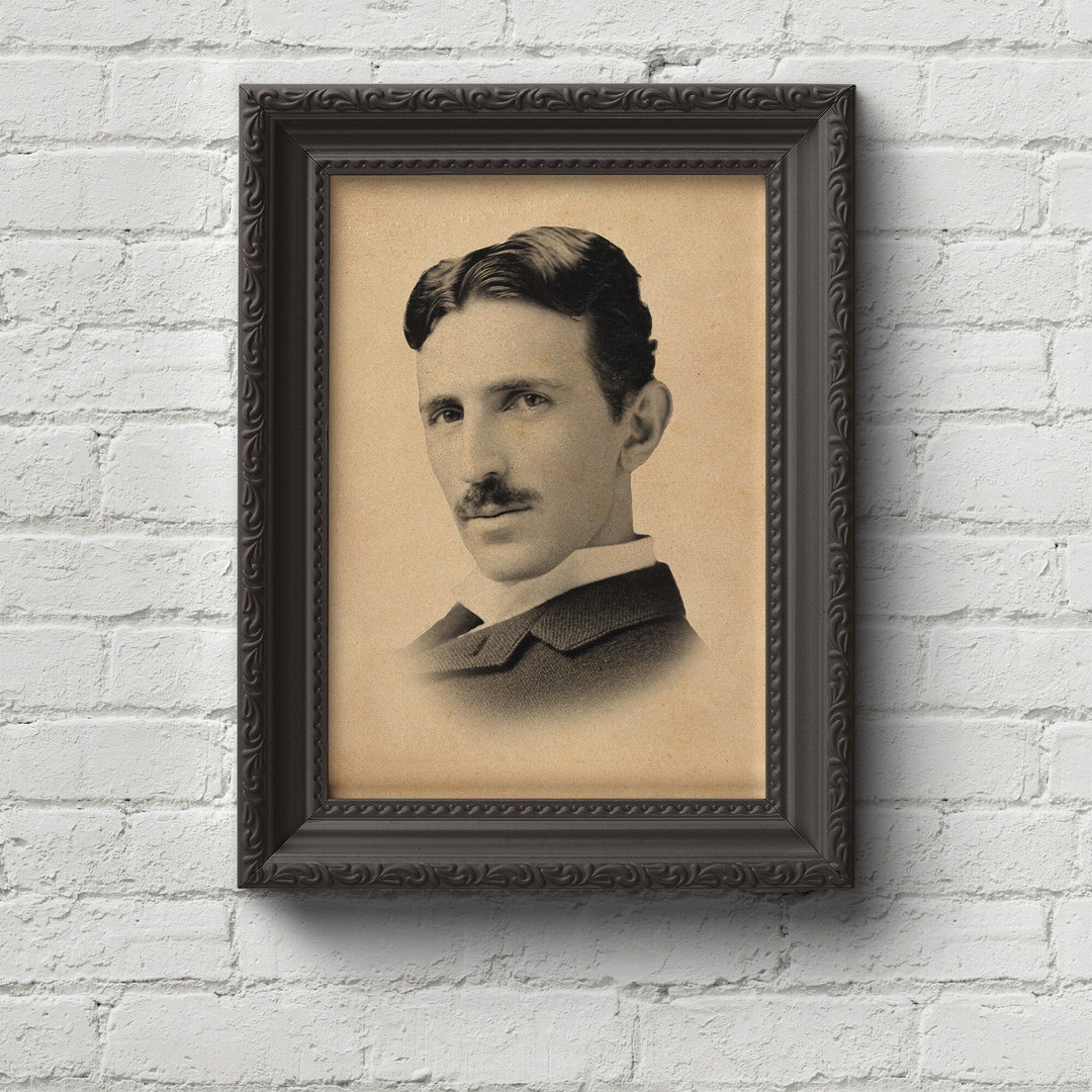 Nikola Tesla Print, Poster, Science Poster, Wall Art, Art, Cute Gift - Etsy