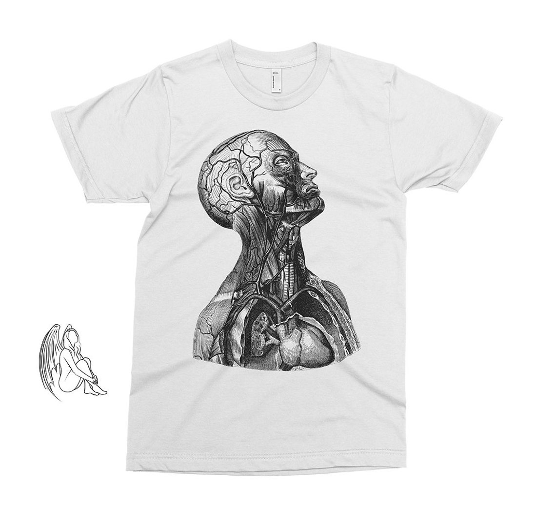 Human Body T-shirt Tee Body Anatomic Anatomy Vintage - Etsy