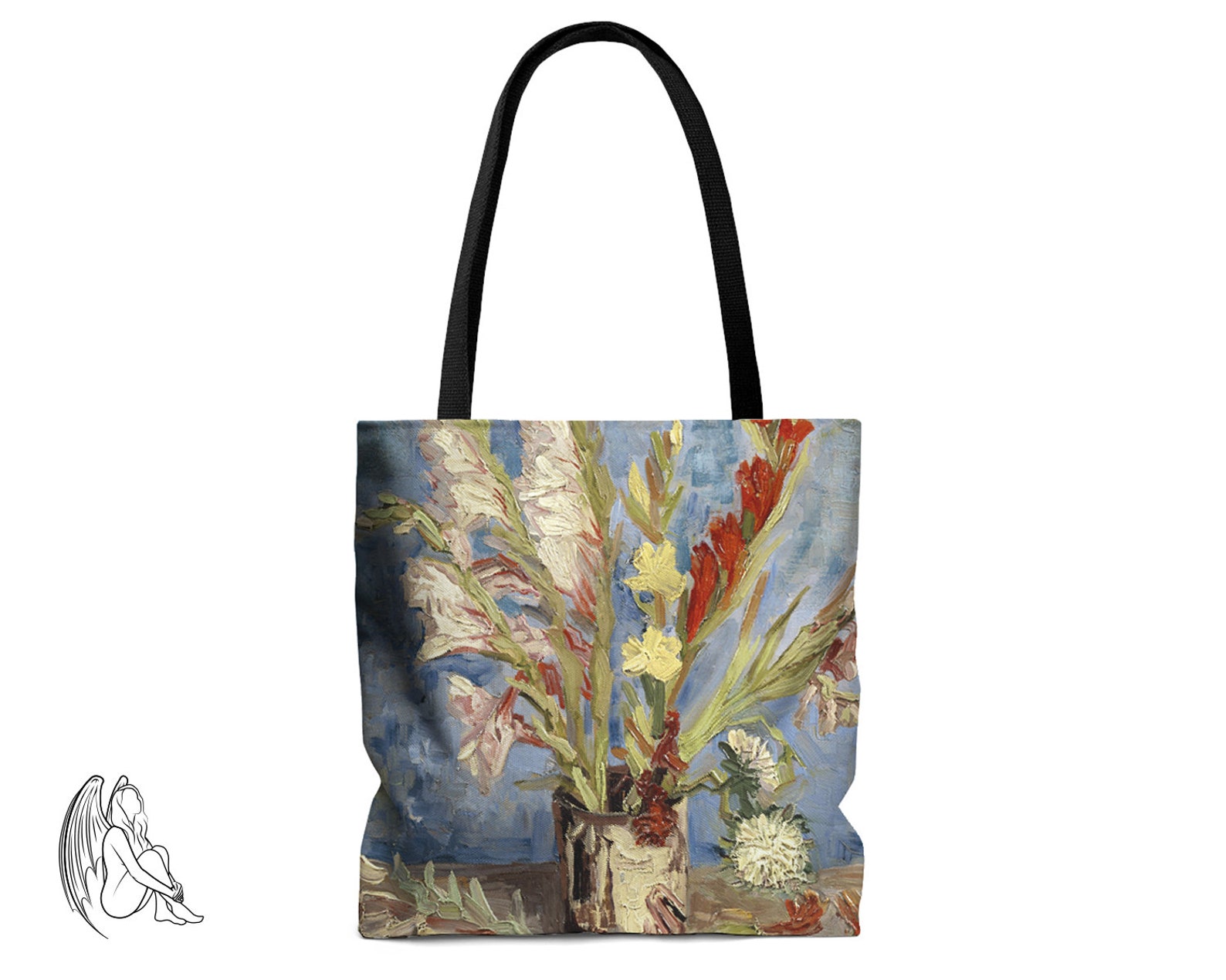 Vincent Van Gogh Vaas Met Tuingladiolen En Chinese Asters - Etsy