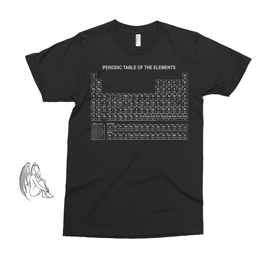 Periodic Table of the Elements T-shirt, Tee, Science, Chemistry ...