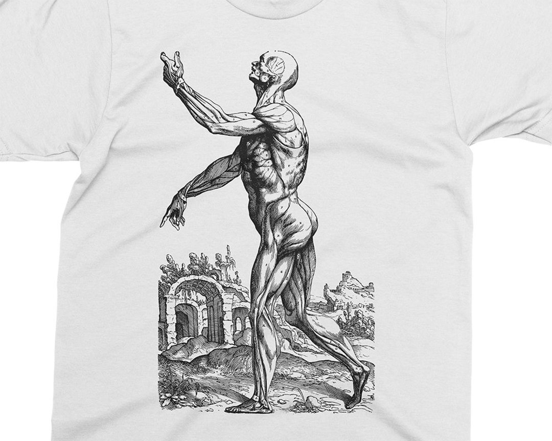 Skinless Man Muscles 02 Andreas Vesalius T-shirt Gift for - Etsy