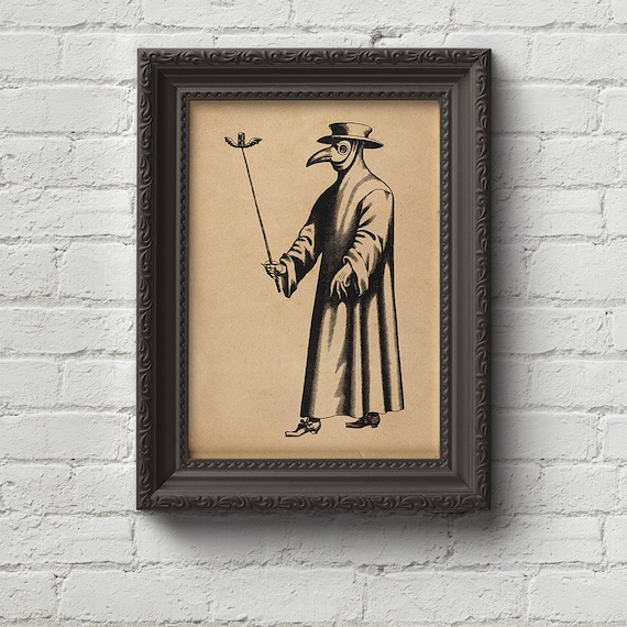 Black Plague Doctor Art