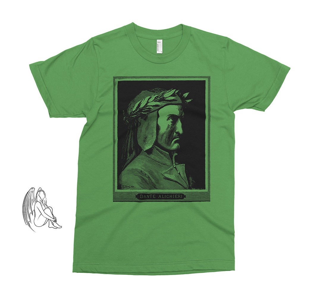 Dante - Gustave Dore T-shirt, Tee, Engraving, Renaissance, Divine ...