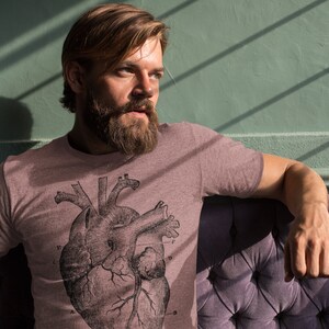 Big Heart T-shirt, Tee, Heart, Anatomic, Anatomy, Vintage, Retro, Funny ...