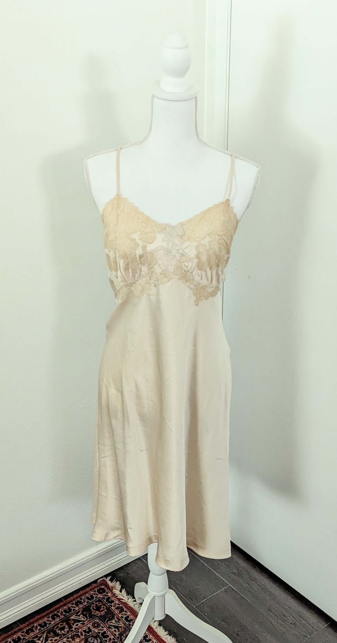 Vintage Satin Slip - Etsy