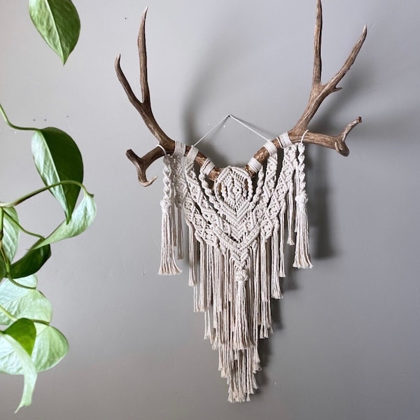 Deer Antler Macrame - Etsy