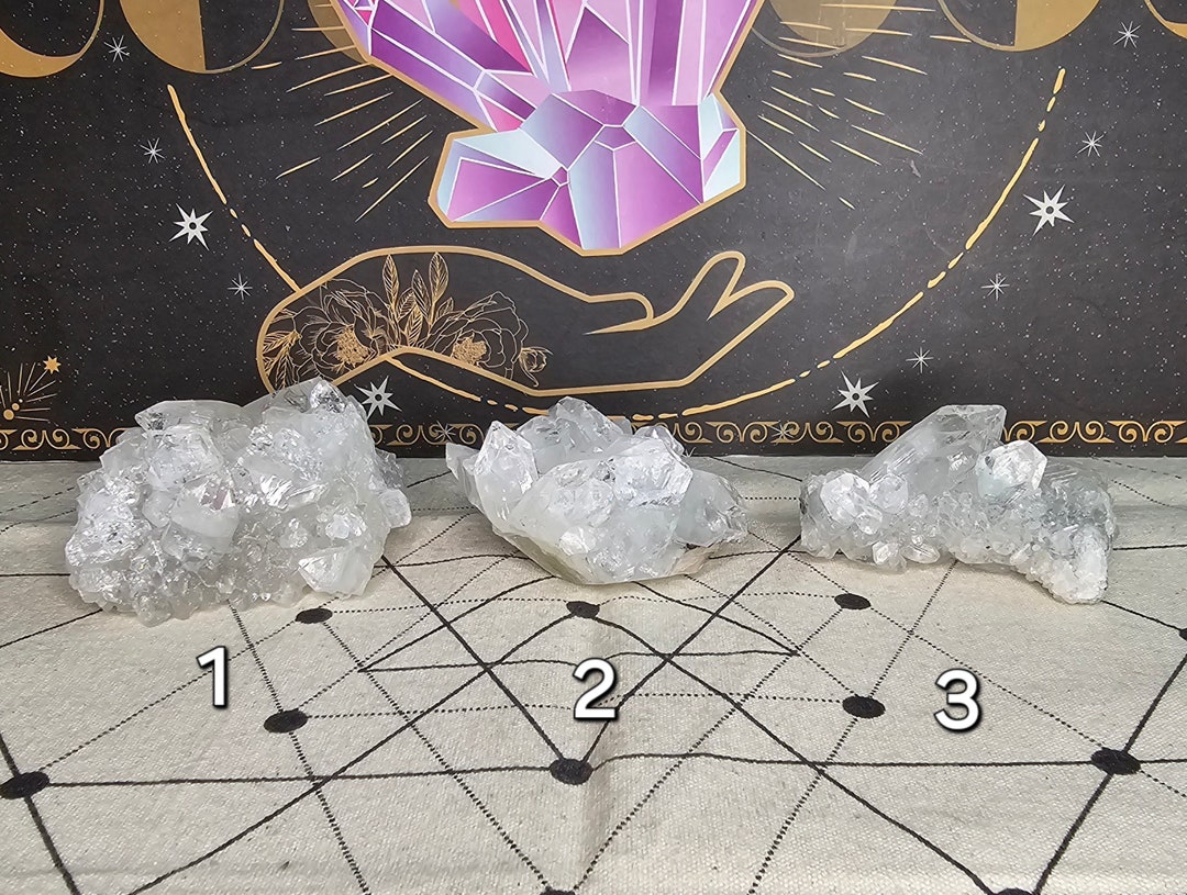 Diamond Apophyllite Crystal Clusters - Etsy