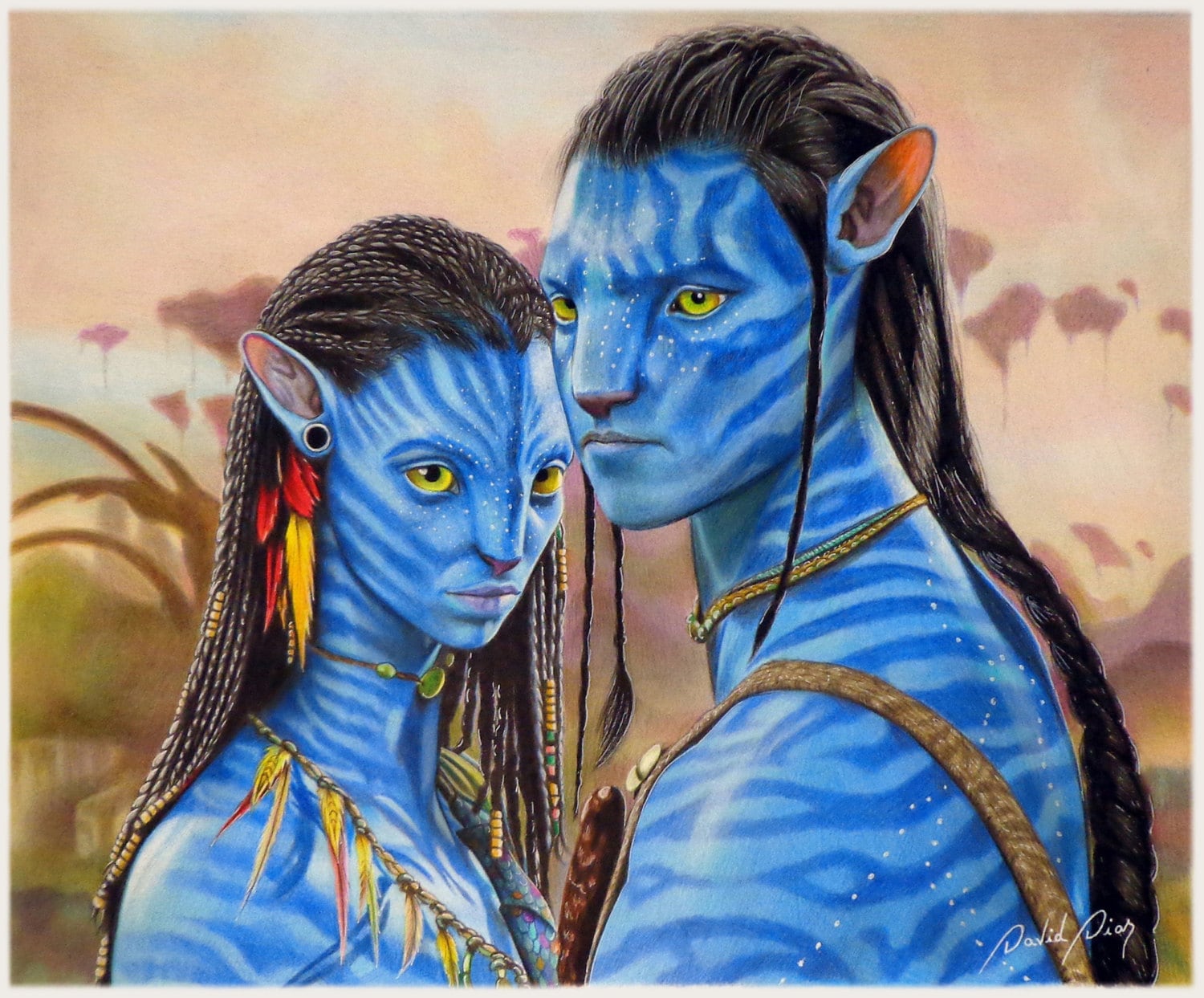 Neytiri & Jake Sully Avatar High Quality Print - Etsy Canada