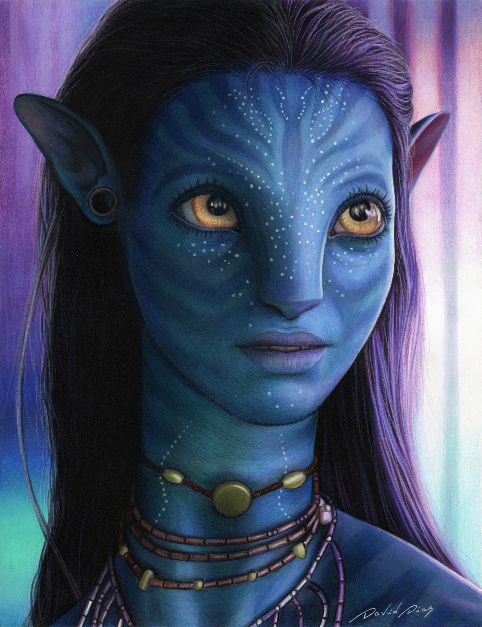 Neytiri - Avatar The Way of Water- High Quality Premium matte vertical ...