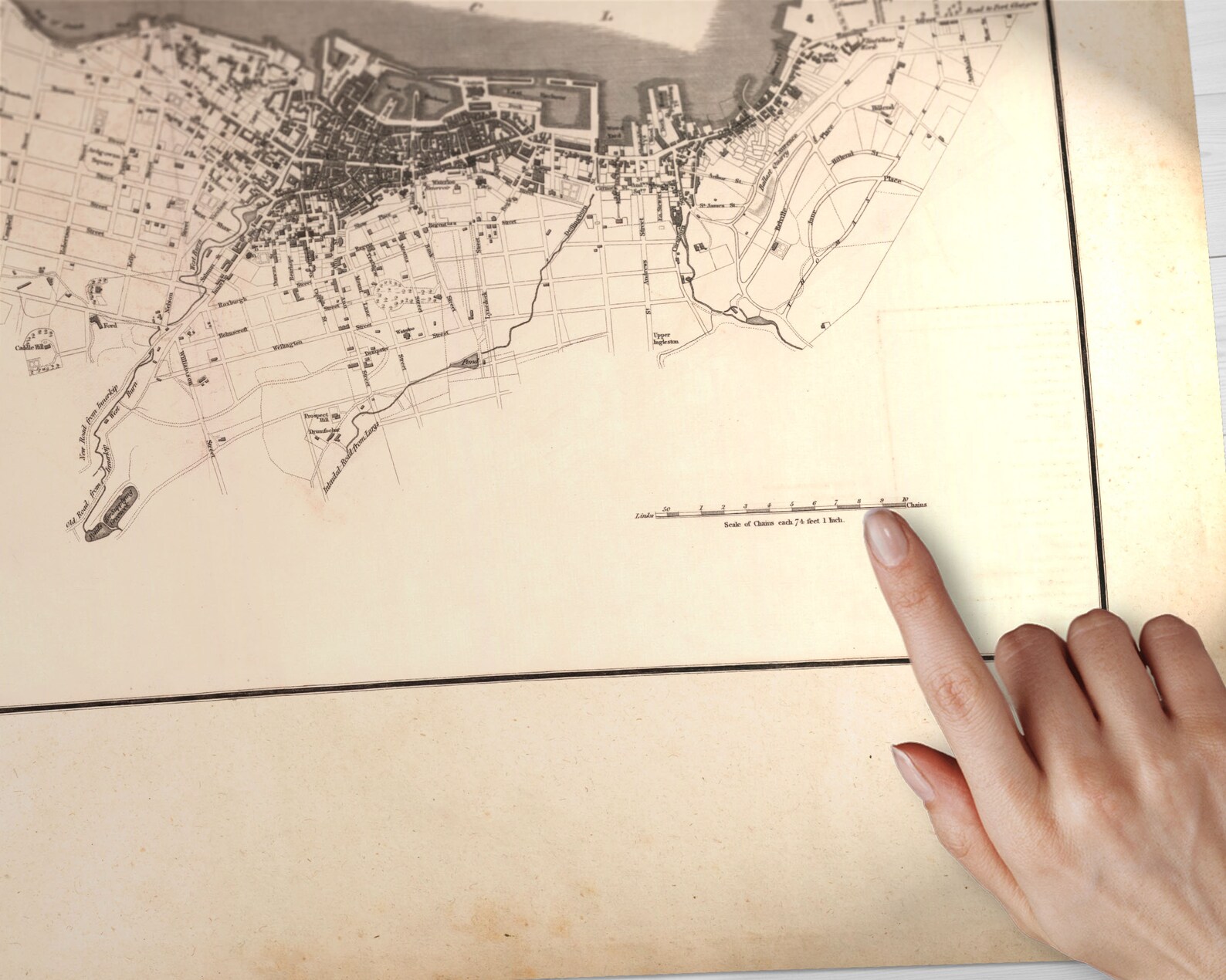 Old Map of Greenock | Old Map Print | Greenock Old Map, Greenock ...