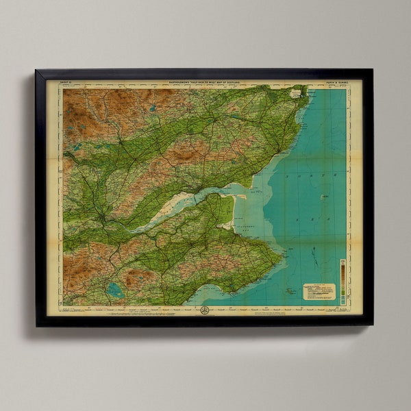 Old Map of Anstruther - Etsy