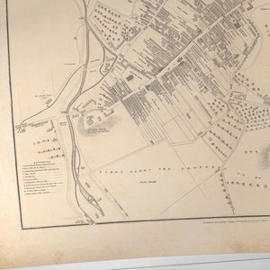 Forres Old Map | Giclée Fine Art Print | Vintage Town Plan, Antique ...