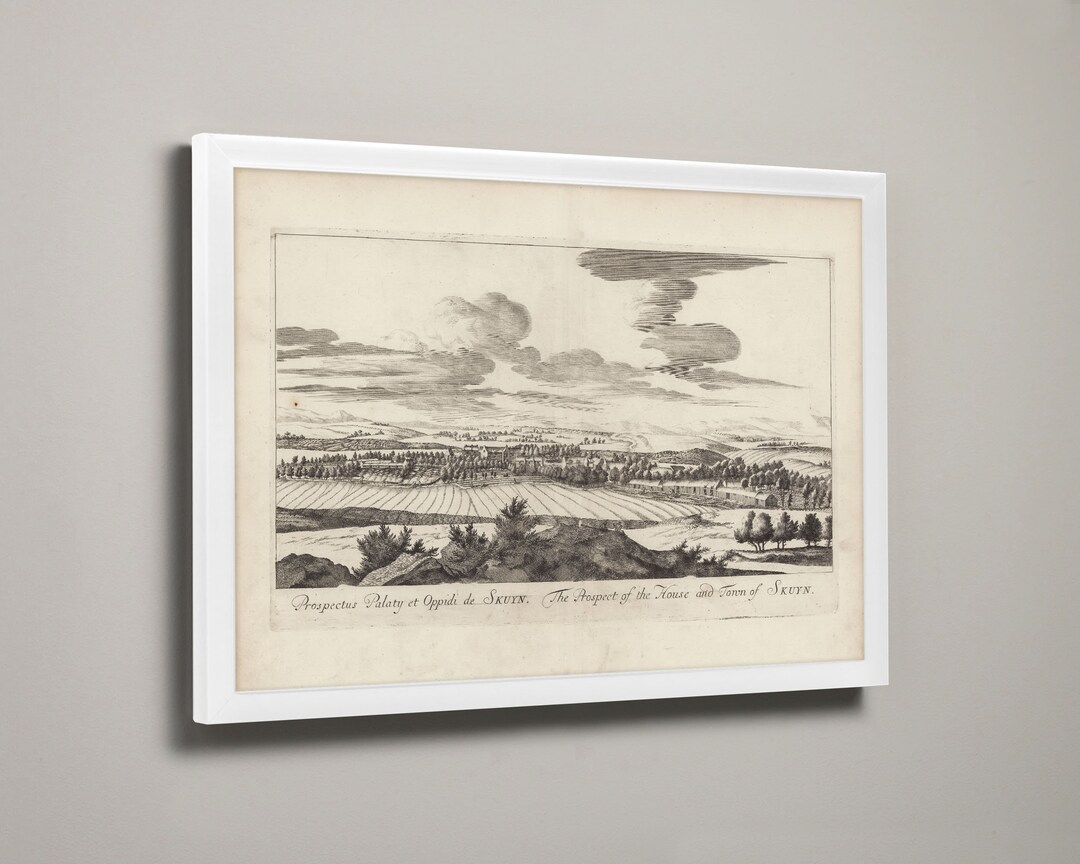 Scone - the Prospect of the House and Town | Historical Scottish Town ...