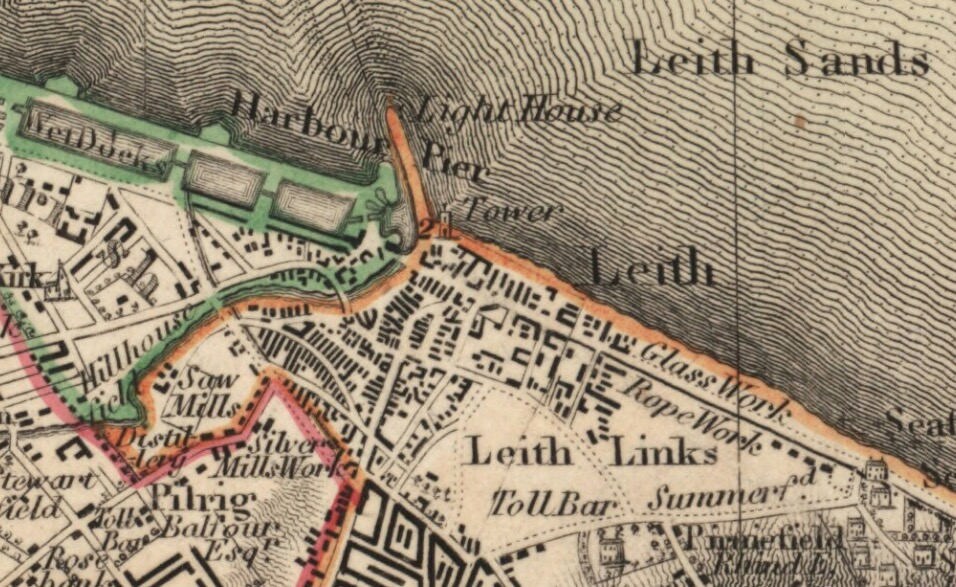 Old Map of Edinburgh Gigantic Atlas Print Vintage Edinburgh Map Print ...