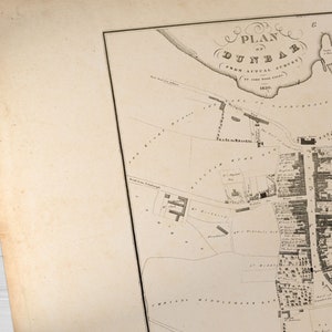 Old Map of Dunbar | Old Map Print | Dunbar Old Map, Dunbar Vintage Map ...
