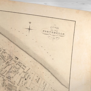 Old Map of Portobello, Edinburgh | Fine Art Print | Old Town Survey of ...