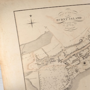 Old Map of Burntisland | Old Map Print | Burntisland Old Map ...