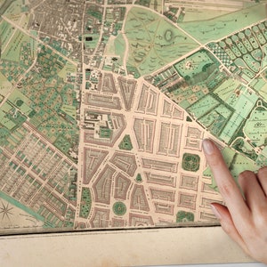 Old Map of Leith | Fine Art Print | Vintage Town Survey in Leith ...