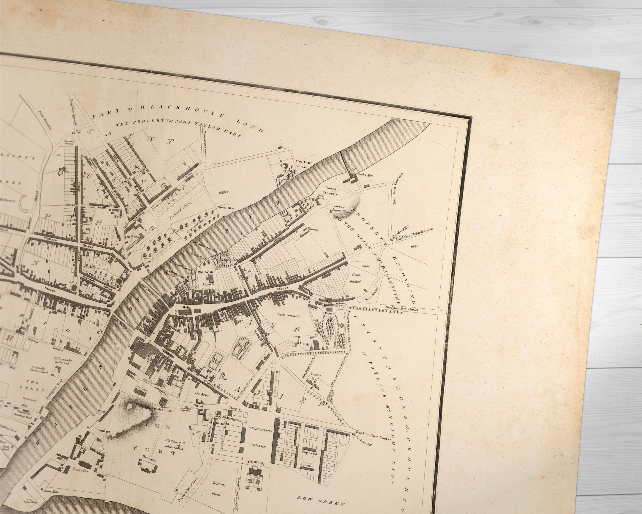 Old Map of Newton Old Map Print Newton Old Map Newton | Etsy UK