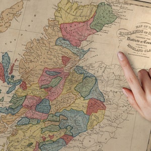 Scottish Clans Map | Campbell, Macdonald, Macleod, Fraser, Mackenzie ...