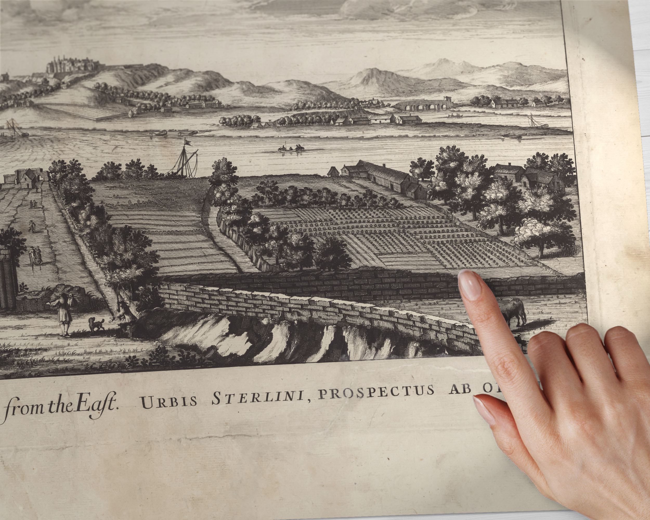 Stirling - the Prospect of the Town From the East | Historical Scottish ...