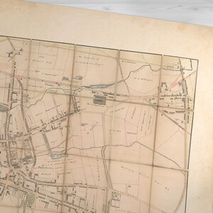 Old Map of Airdrie | Old Map Print | Airdrie Old Map, Airdrie Vintage ...