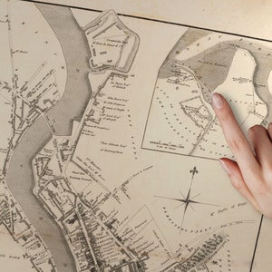 Old Map of Inverness | Old Map Print | Inverness Old Map, Inverness ...