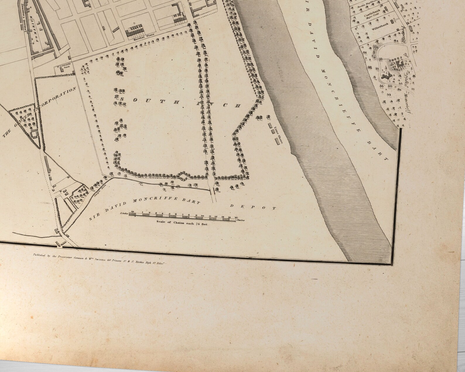 Old Map of Perth Old Map Print Perth Old Map Perth - Etsy UK